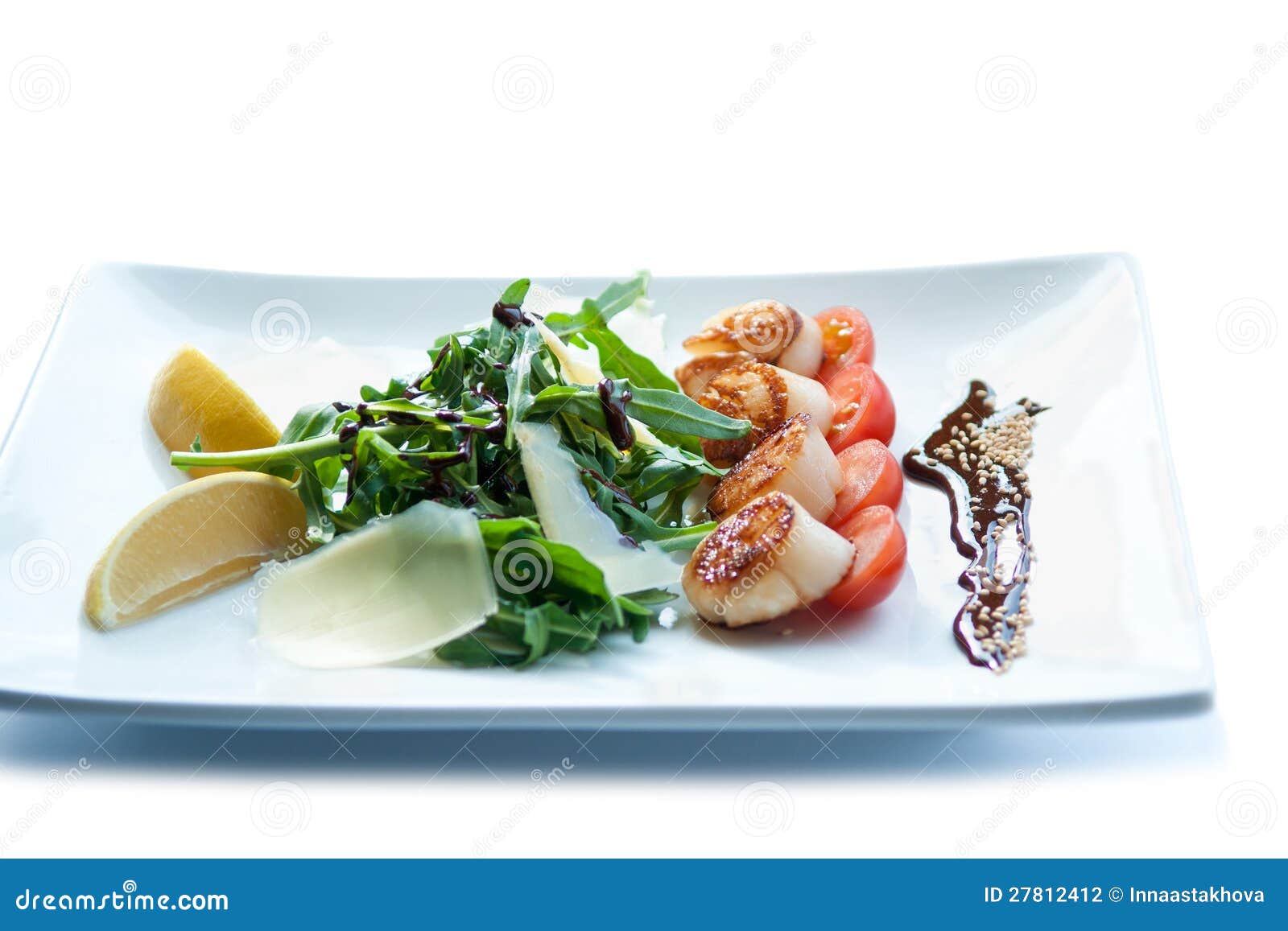 Appetizer Different Seafood Stock Photo - Image of cuisine, catering ...