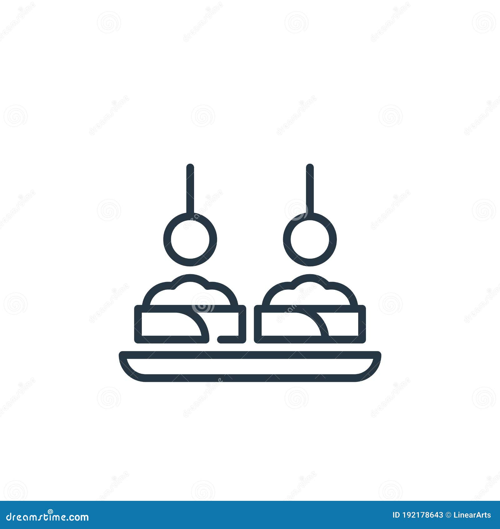 Appetizer Icon Vector from Celebration Concept. Thin Line Illustration ...