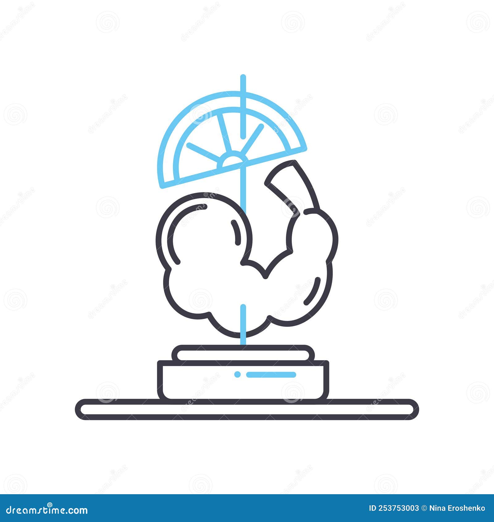 Appetizer Line Icon, Outline Symbol, Vector Illustration, Concept Sign ...