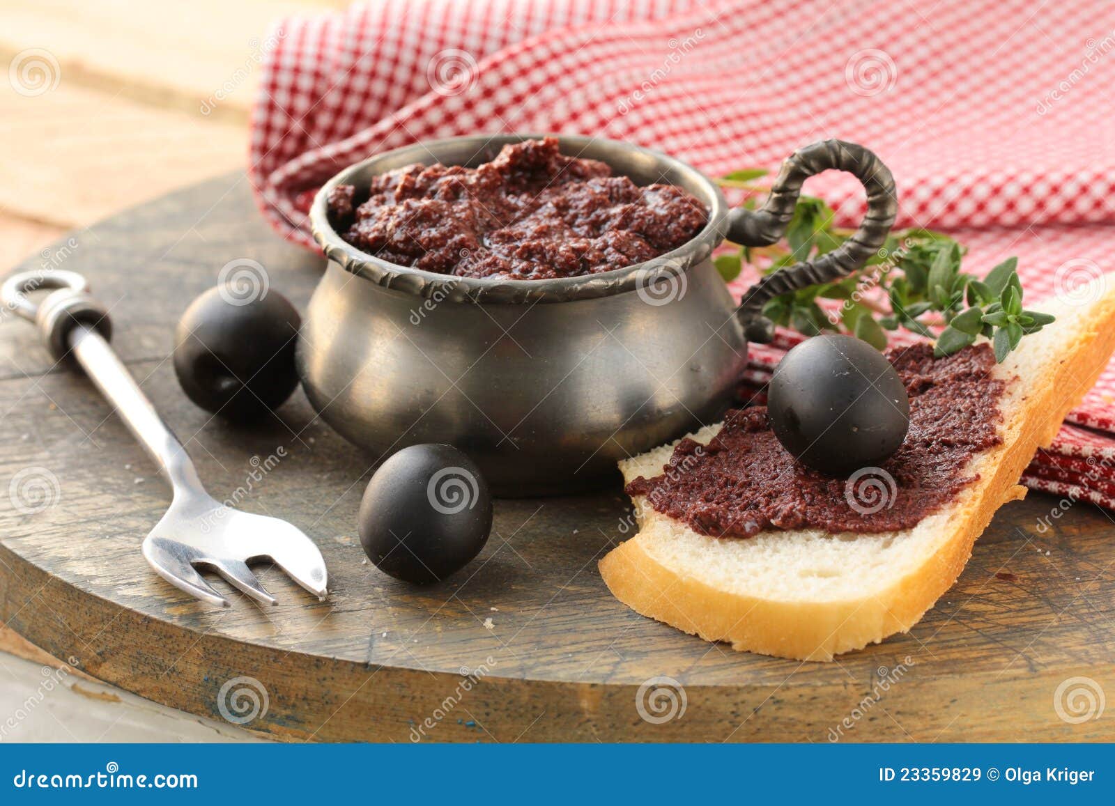 Appetizer of Olives, Tapenade Stock Image - Image of antipasto, italian ...
