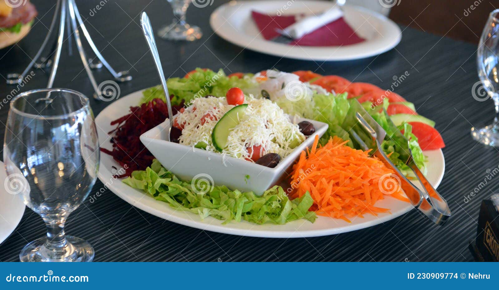 Appetizer ,party of Food Table Setting Stock Photo - Image of breakfast ...
