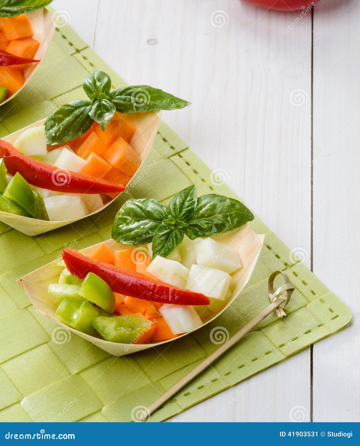 Appetizer with Raw Vegetables Stock Image - Image of health, fennel ...