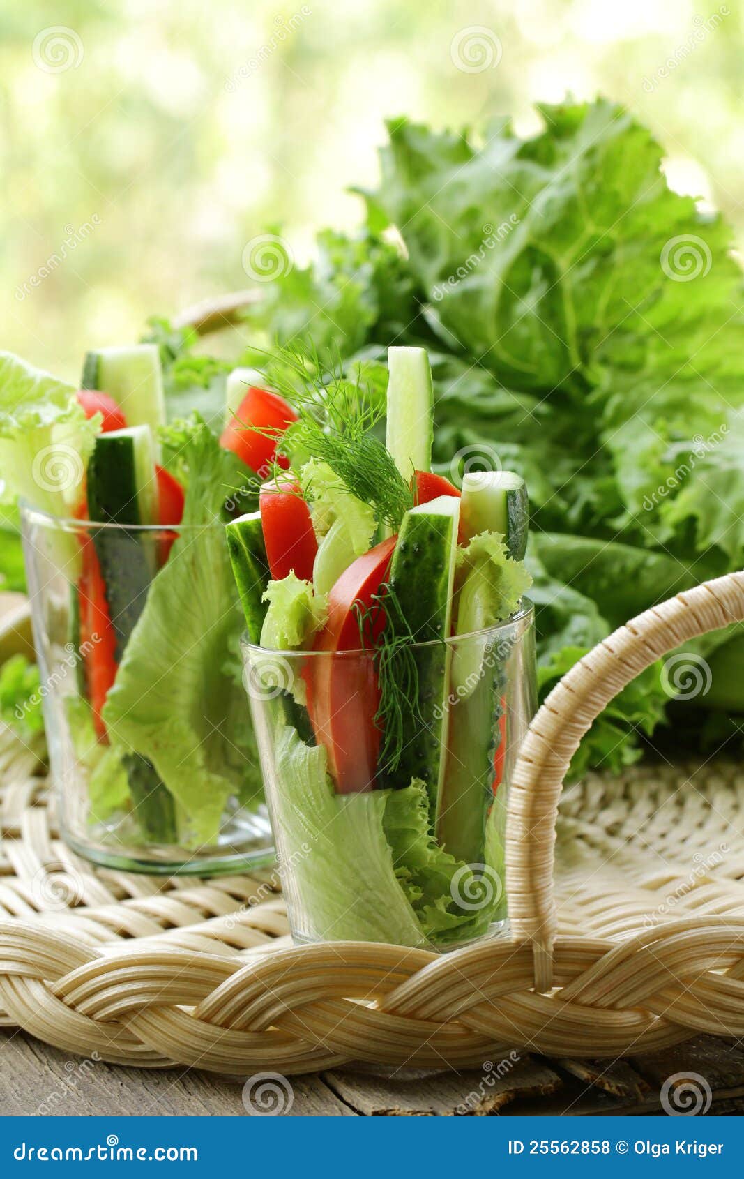 Appetizer Salad of Fresh Vegetables Stock Photo - Image of lunch ...