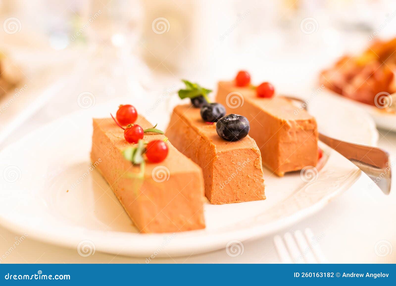 Appetizer Snacks and Pate Cream Stock Photo - Image of meat, cake ...