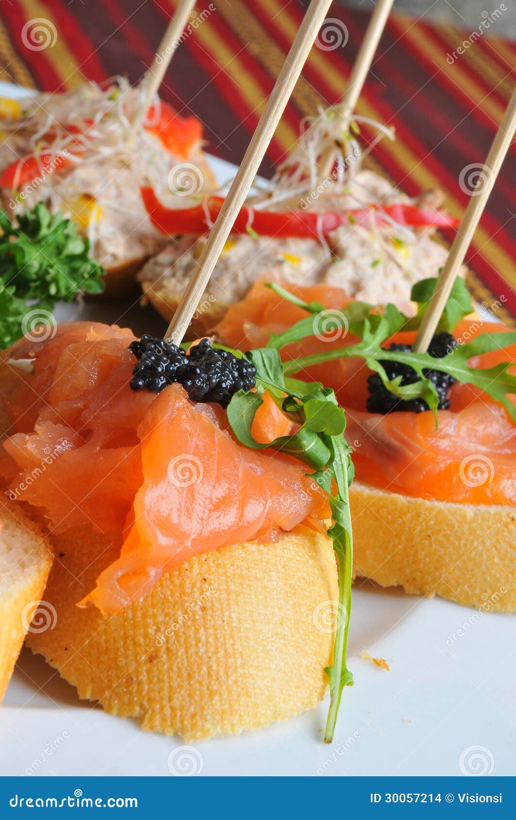 Appetizer Tapas stock photo. Image of readytoeat, tortilla - 30057214