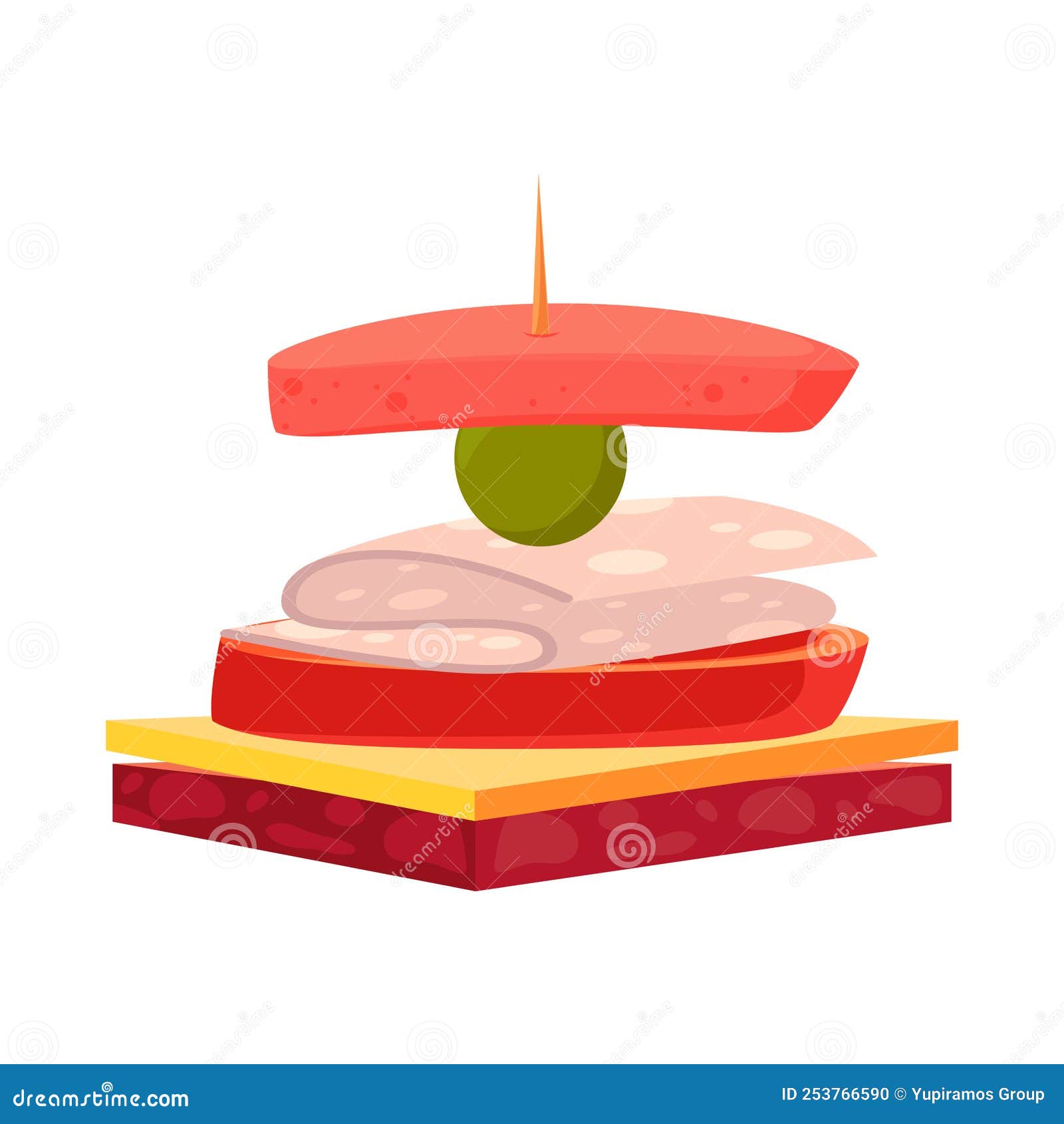 Appetizer vector icon stock vector. Illustration of organic - 253766590