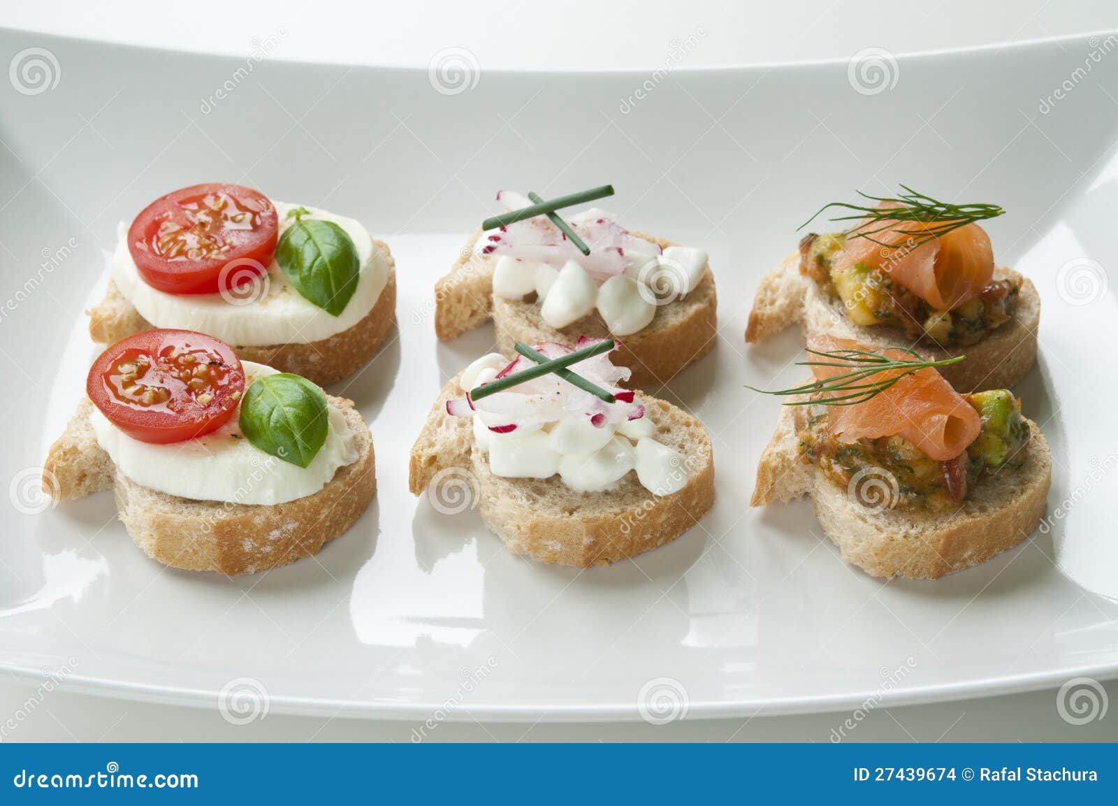 Appetizers stock photo. Image of basil, gourmet, colored - 27439674
