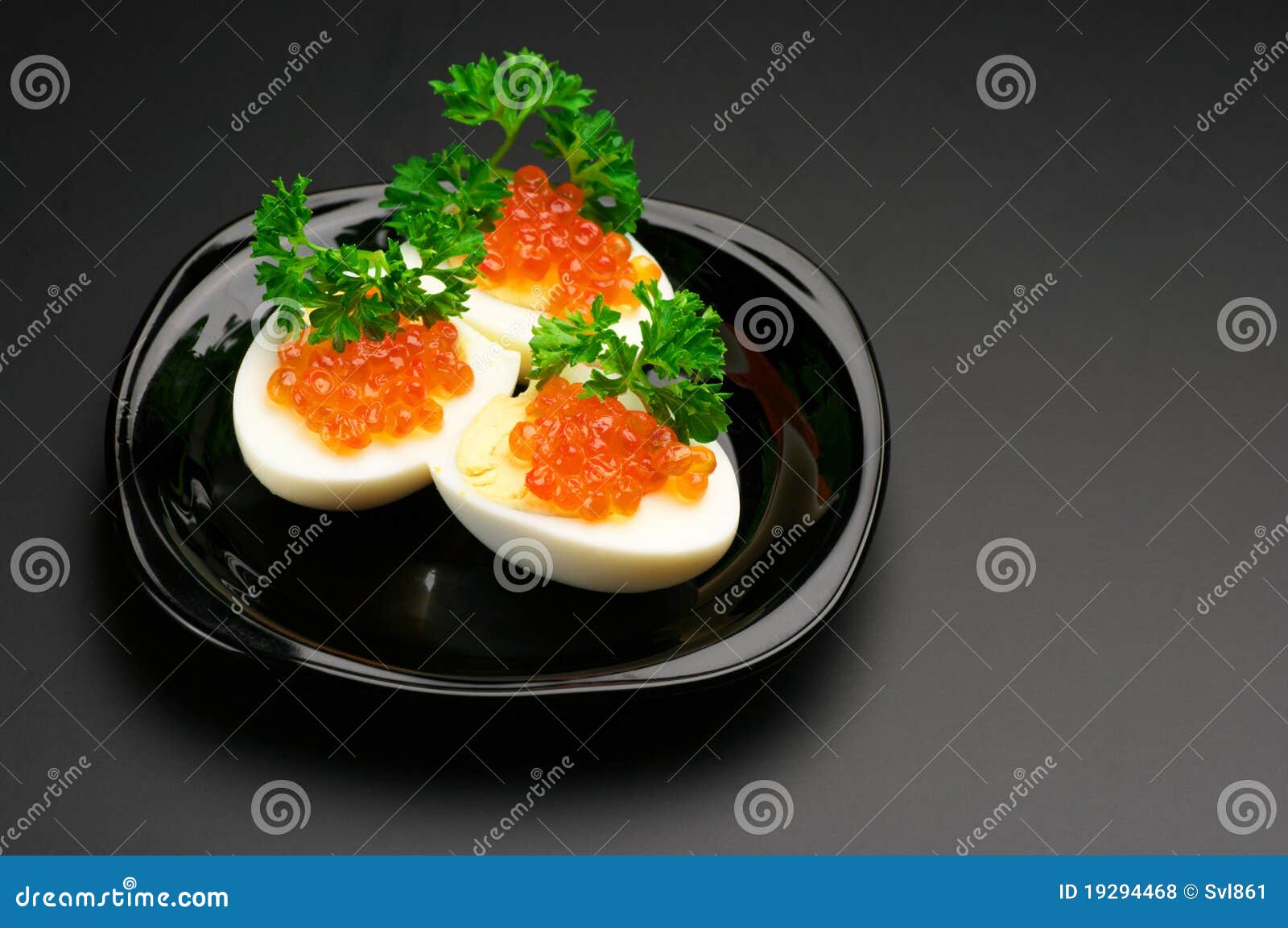 Appetizers with caviar stock photo. Image of caviar, dinner - 19294468