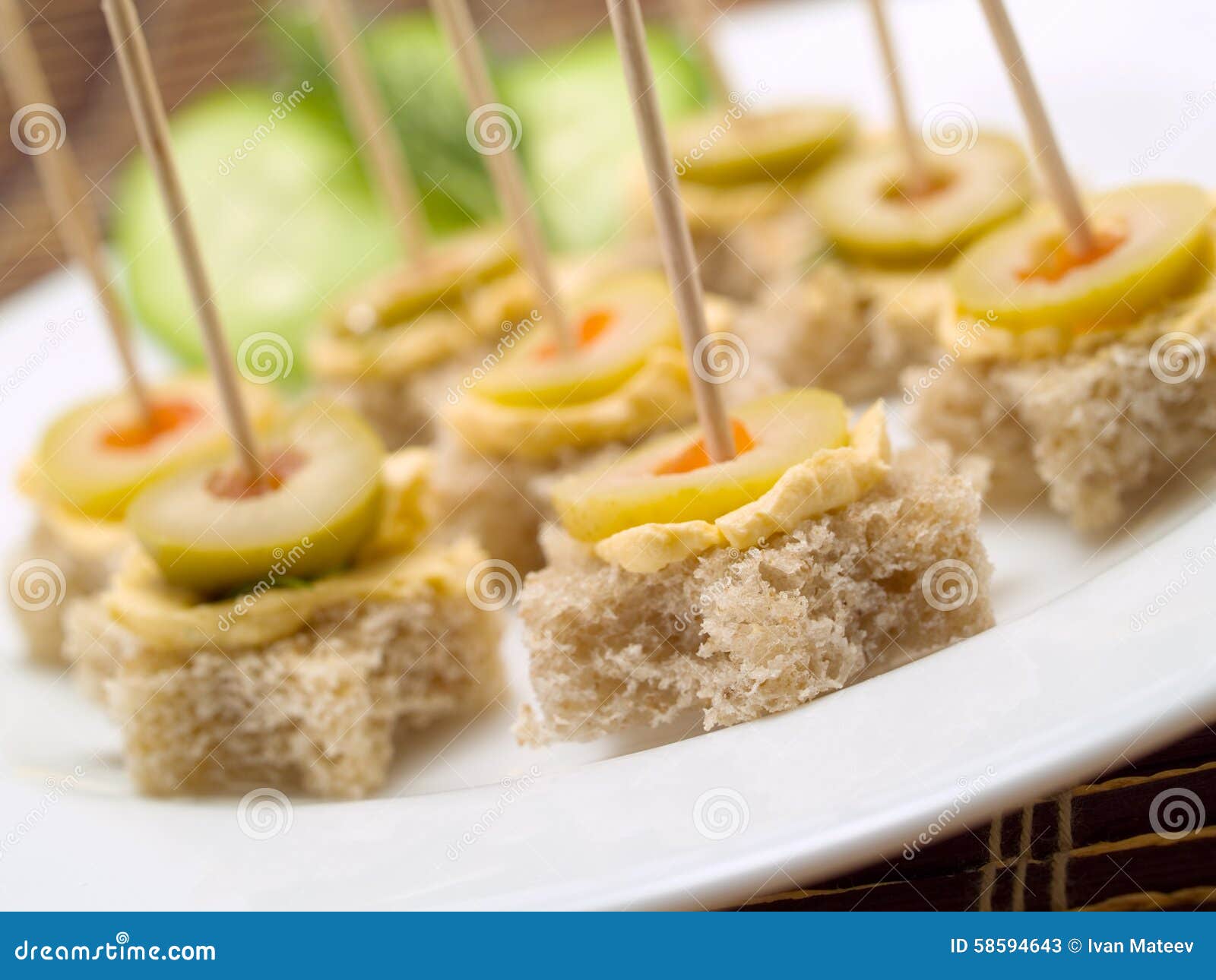 Appetizers stock image. Image of macro, green, healthy - 58594643