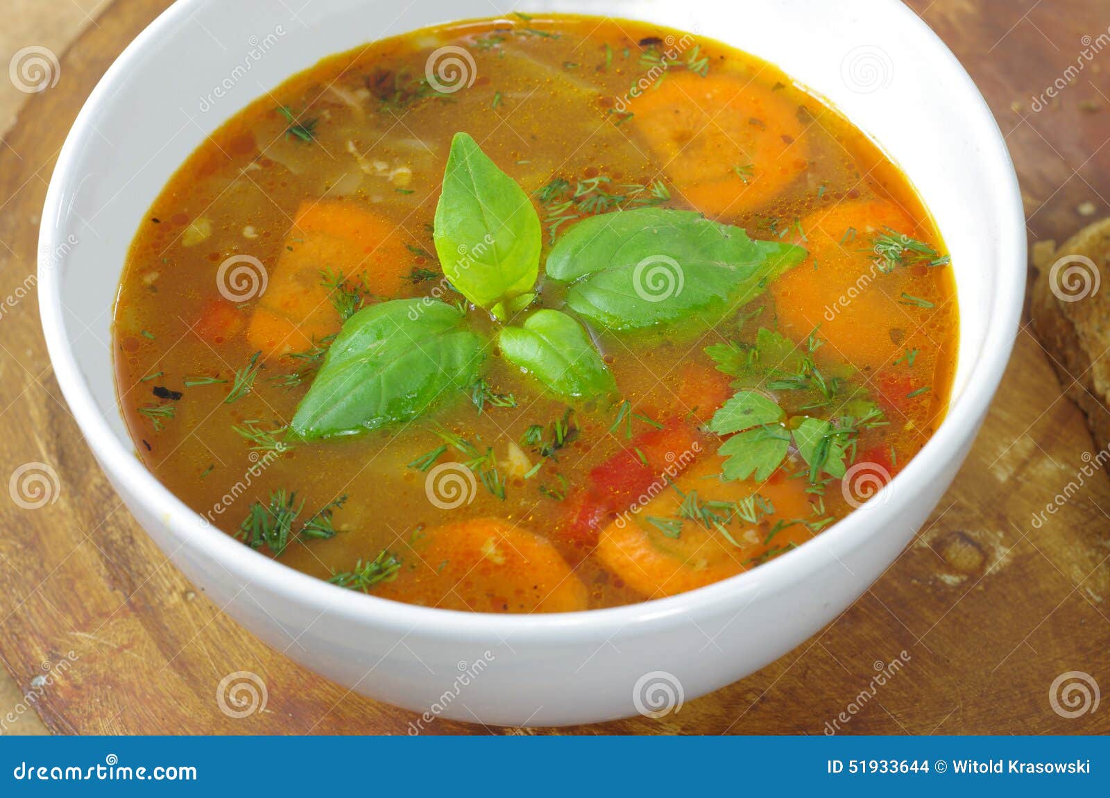 Appetizing cabbage soup stock photo. Image of meat, home - 51933644