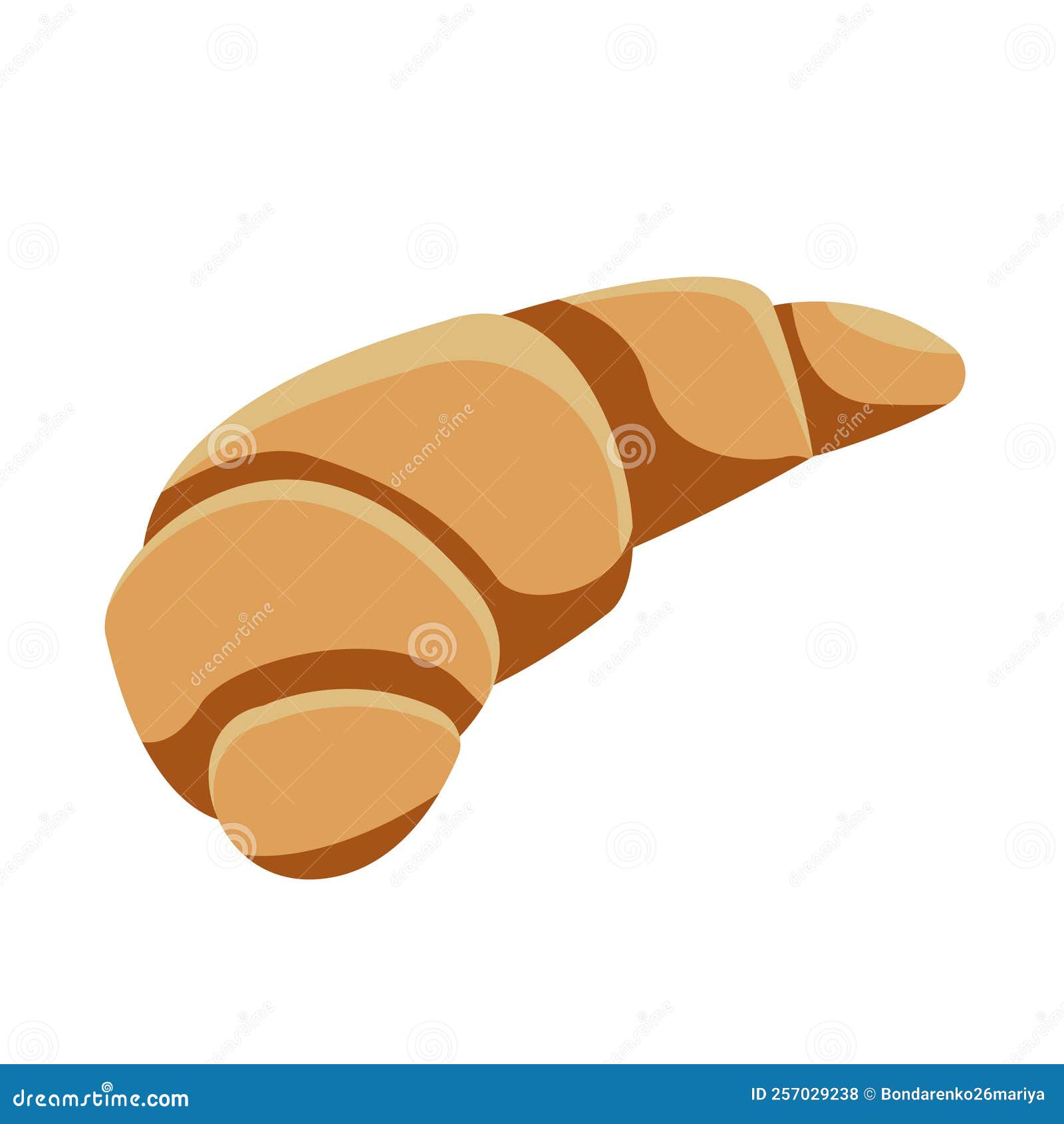 Appetizing Croissant. Croissant Vector Cartoon | CartoonDealer.com ...