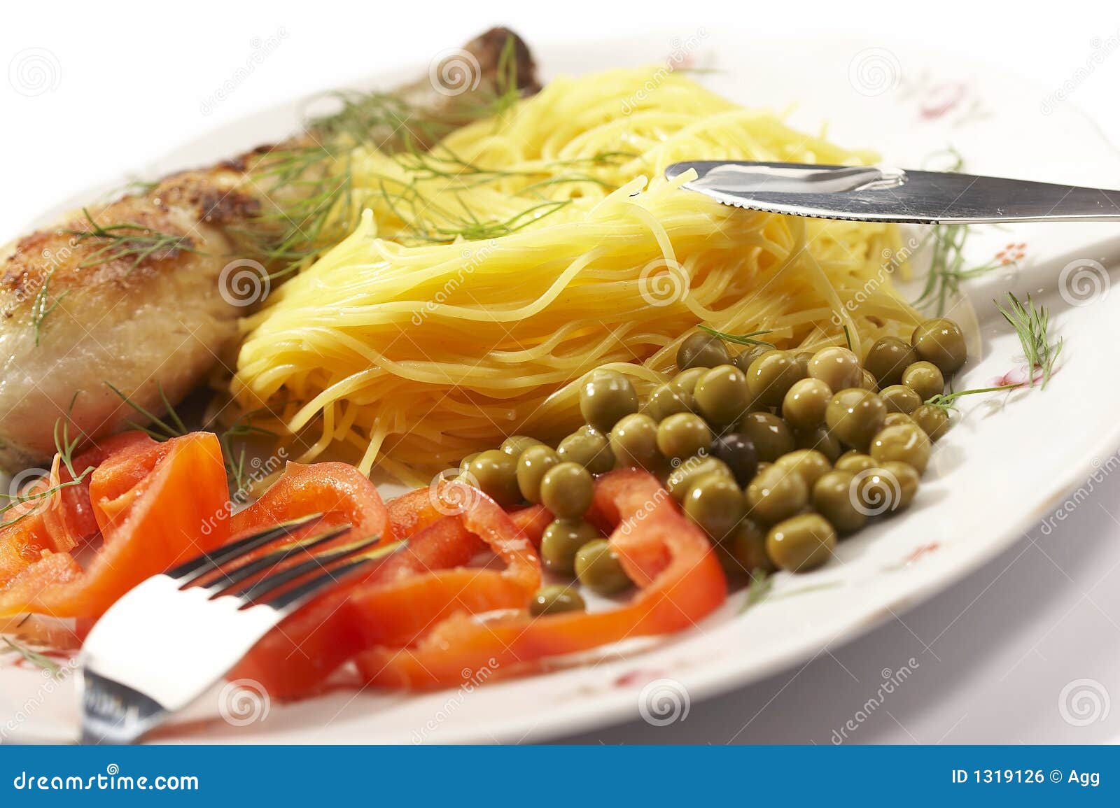 Appetizing dish stock photo. Image of trimming, paprika - 1319126
