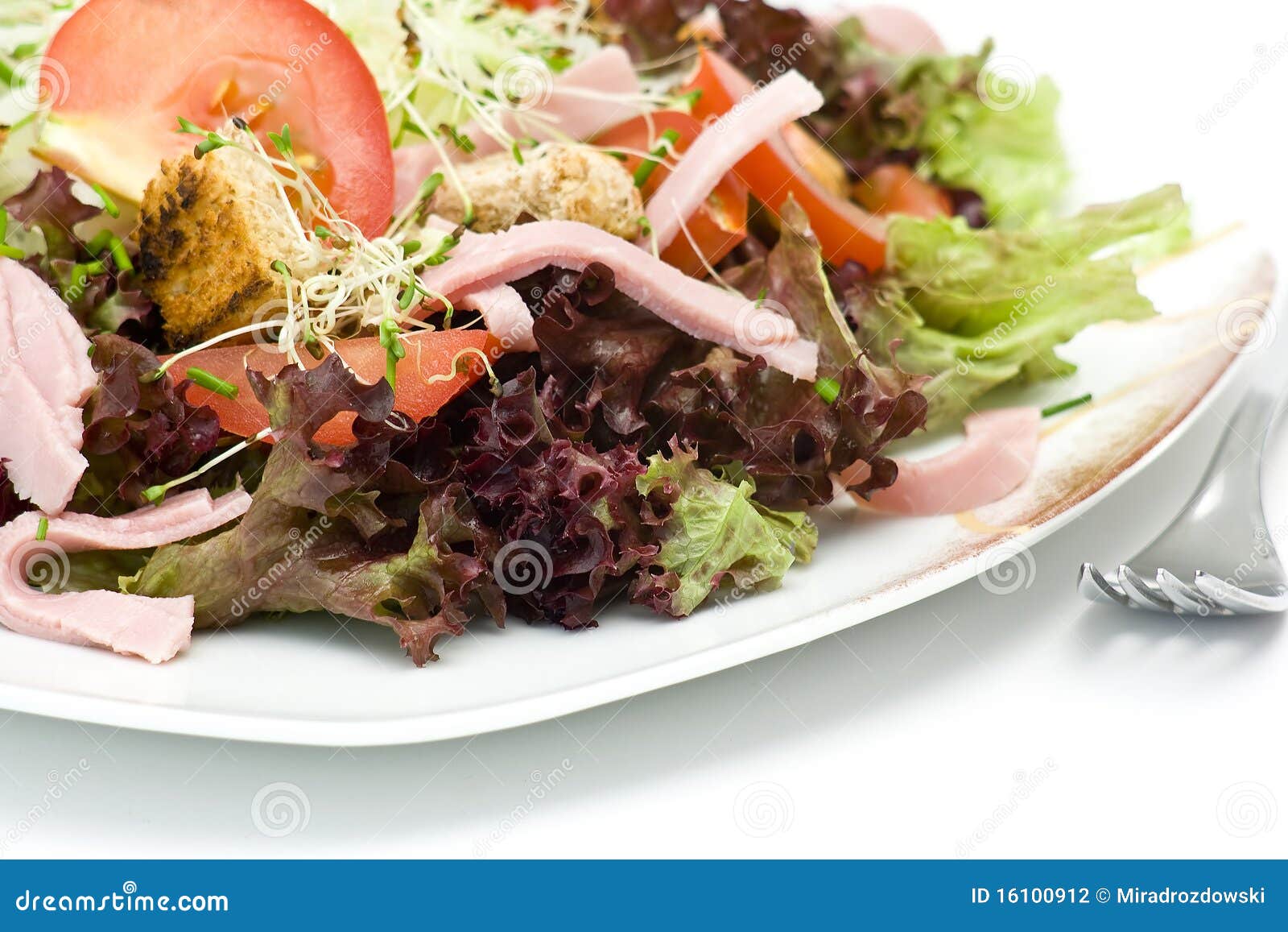 Appetizing healthy salad stock photo. Image of greek - 16100912