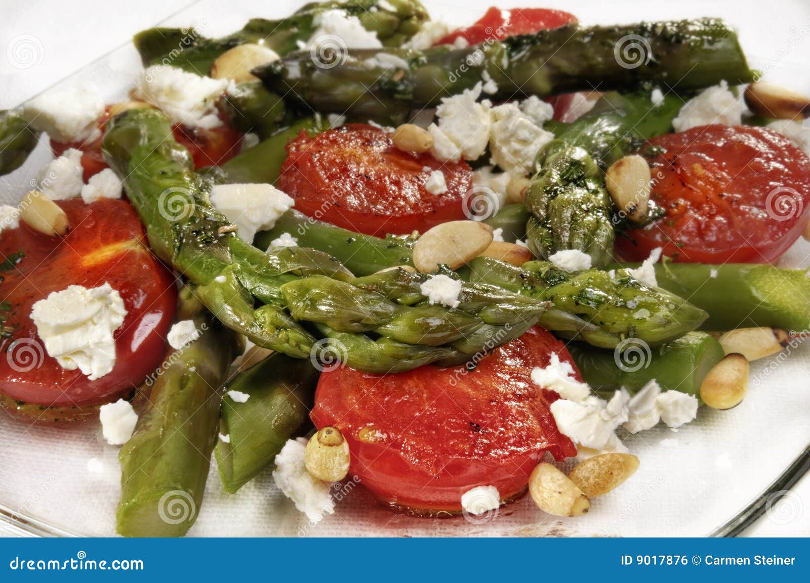 Appetizing Mediterranean Salad Stock Photo - Image of cheese, healthy ...
