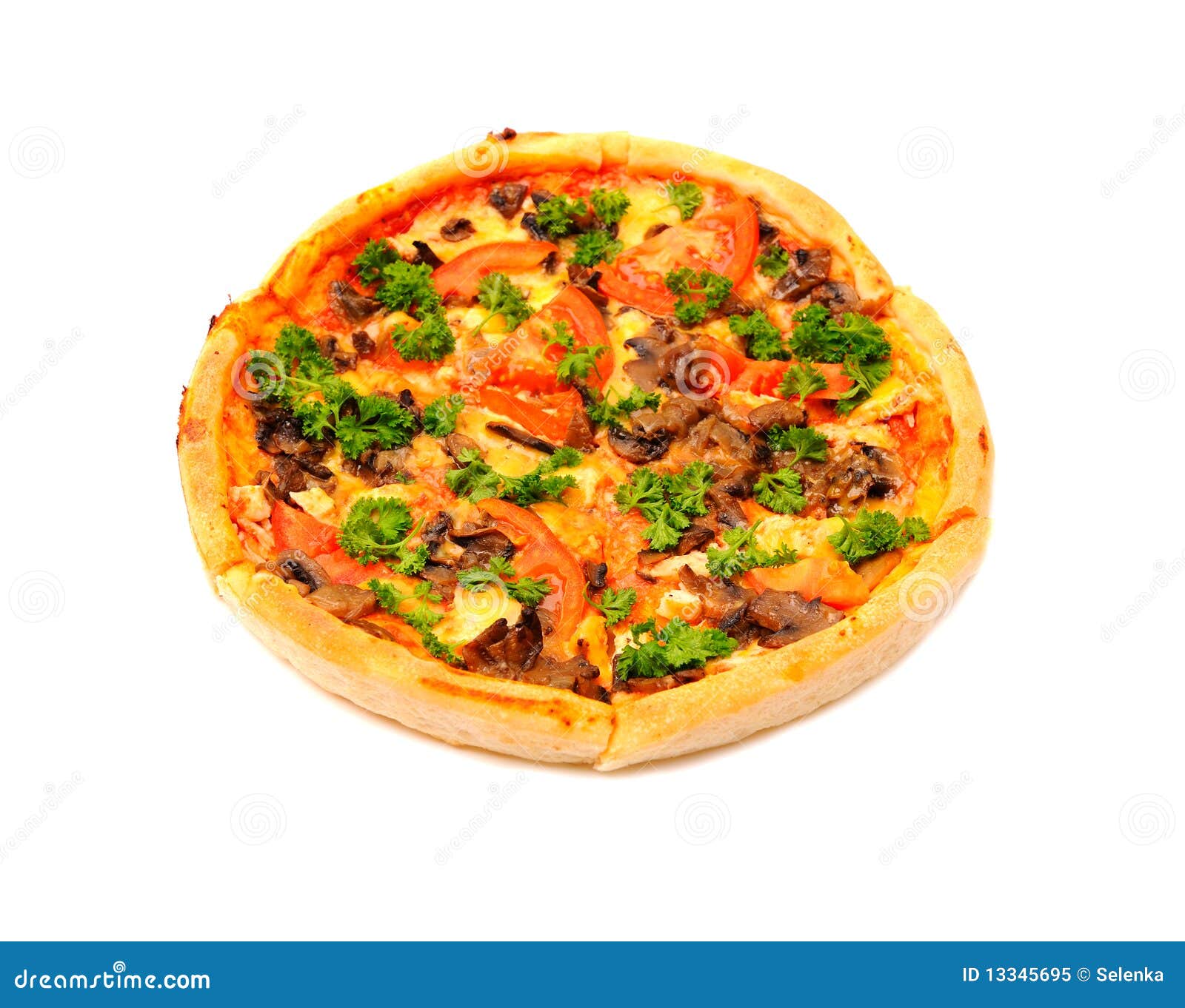 Appetizing pizza stock image. Image of dinner, cooking - 13345695
