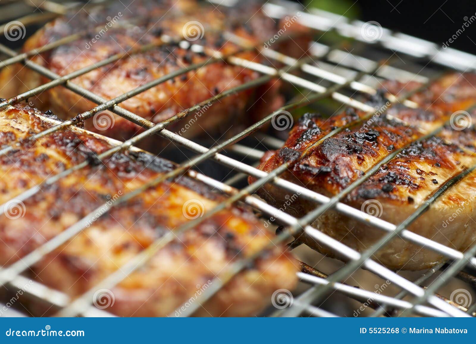 Appetizing pork-grill stock photo. Image of seasoning - 5525268