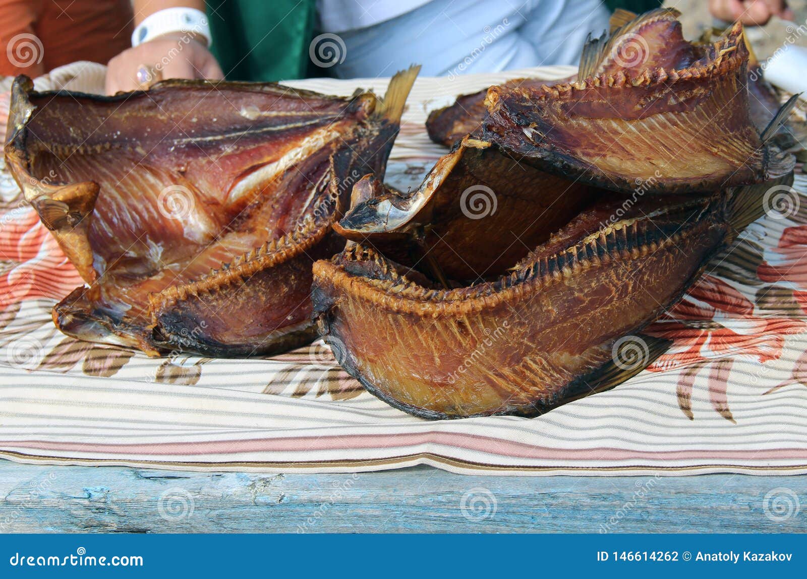 Appetizing smoked fish stock photo. Image of delicacy - 146614262