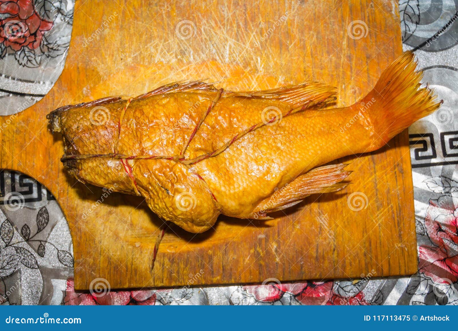 Smoked tasty perch stock image. Image of cooking, nutrition - 117113475