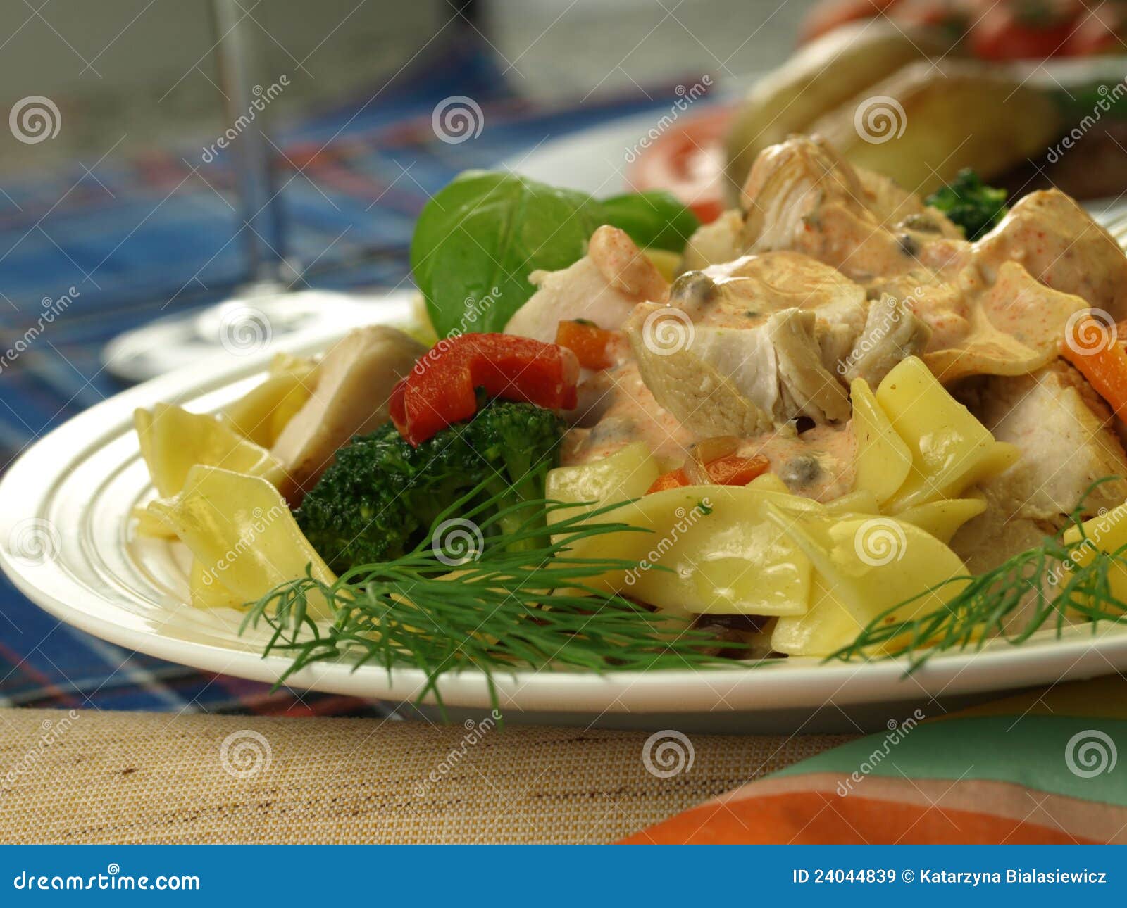 Appetizing Tagliatelle Dish Stock Image - Image of nutrition, cuisine ...