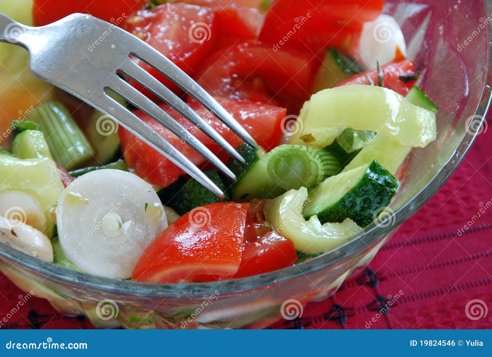 Appetizing vegetable salad stock photo. Image of eating - 19824546