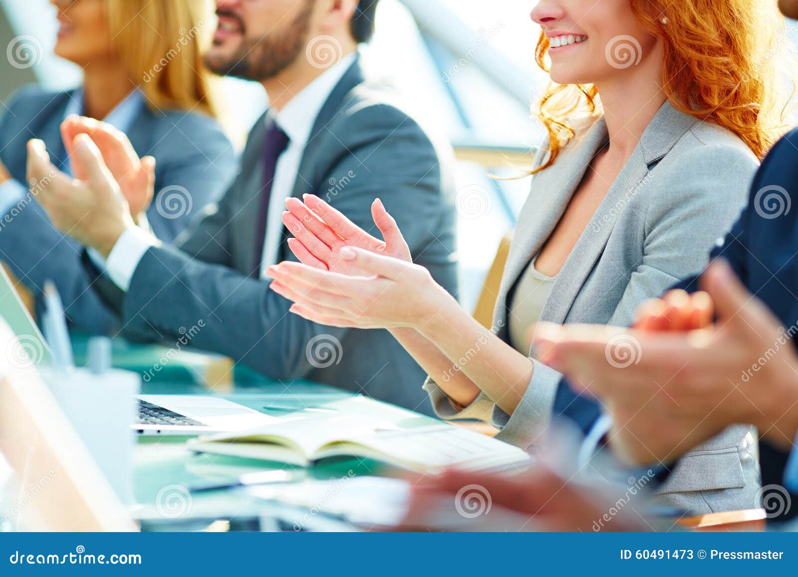Applaus stockbild. Bild von seminar, nahaufnahme, studie - 60491473