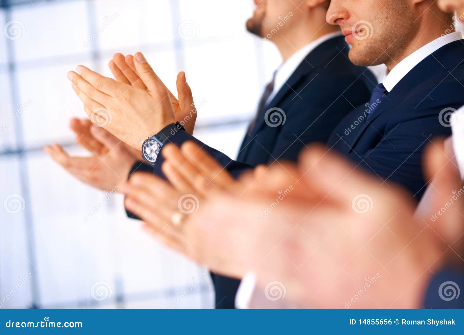 Applause. stock photo. Image of business, focus, businesspeople - 14855656