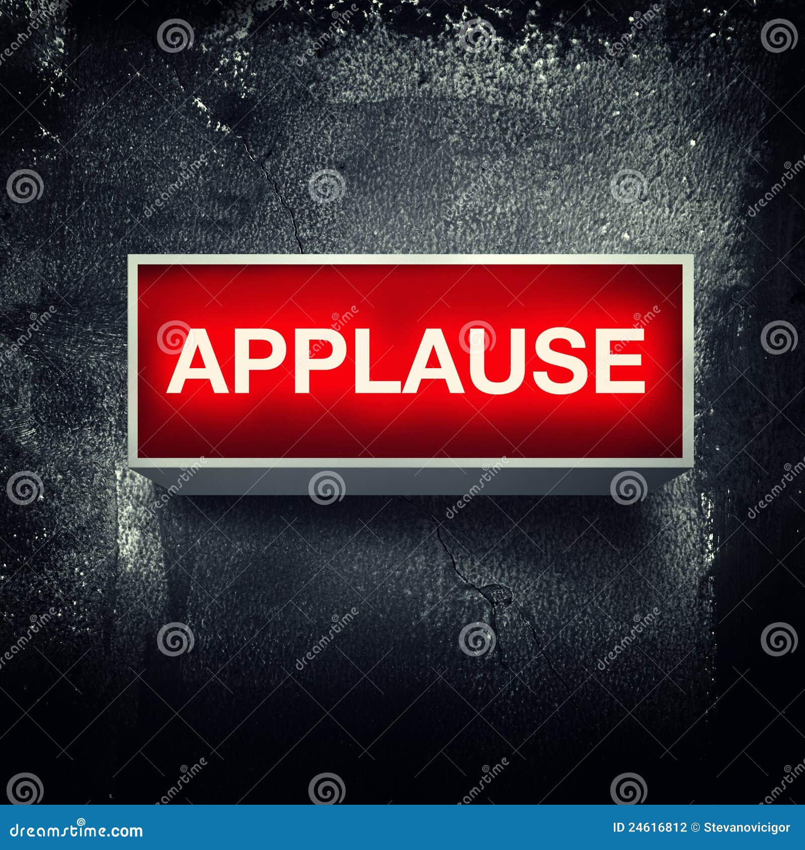 Applause stock illustration. Illustration of record, production - 24616812