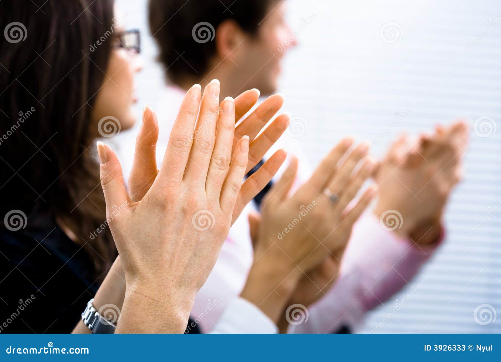 Applause stock image. Image of businessteam, audience - 3926333