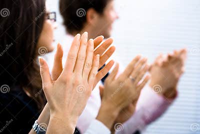 Applause stock image. Image of businessteam, audience - 3926333