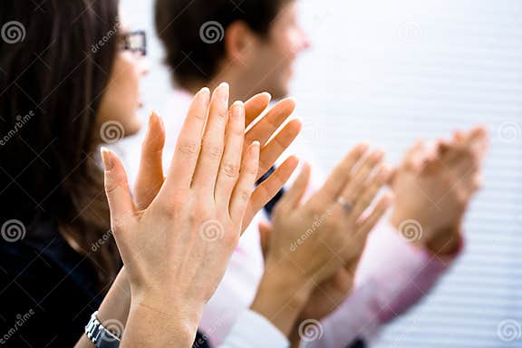 Applause stock image. Image of businessteam, audience - 3926333