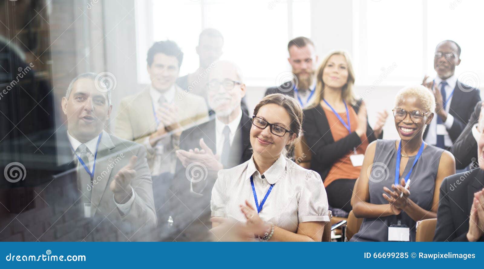 Applause Appreciation Award Cheerful Meeting Concept Stock Image ...