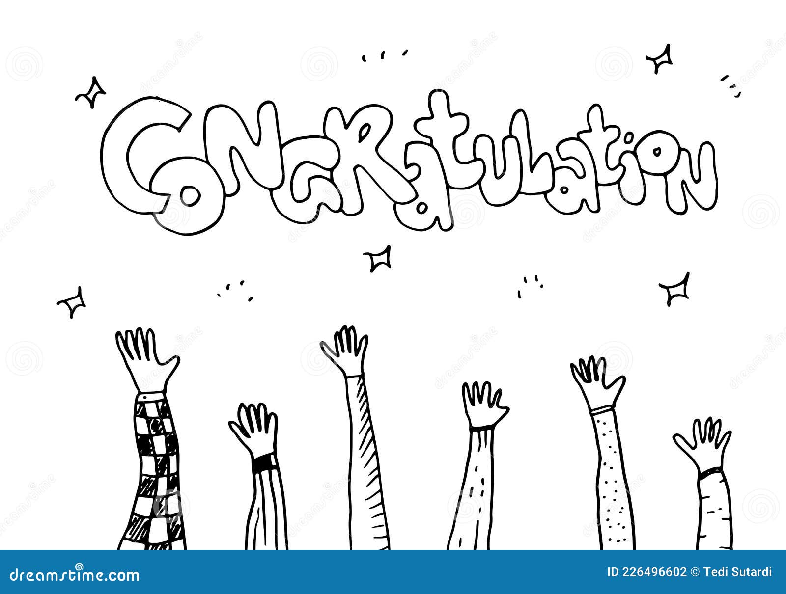 Background For A Congratulation Vector Illustration | CartoonDealer.com ...