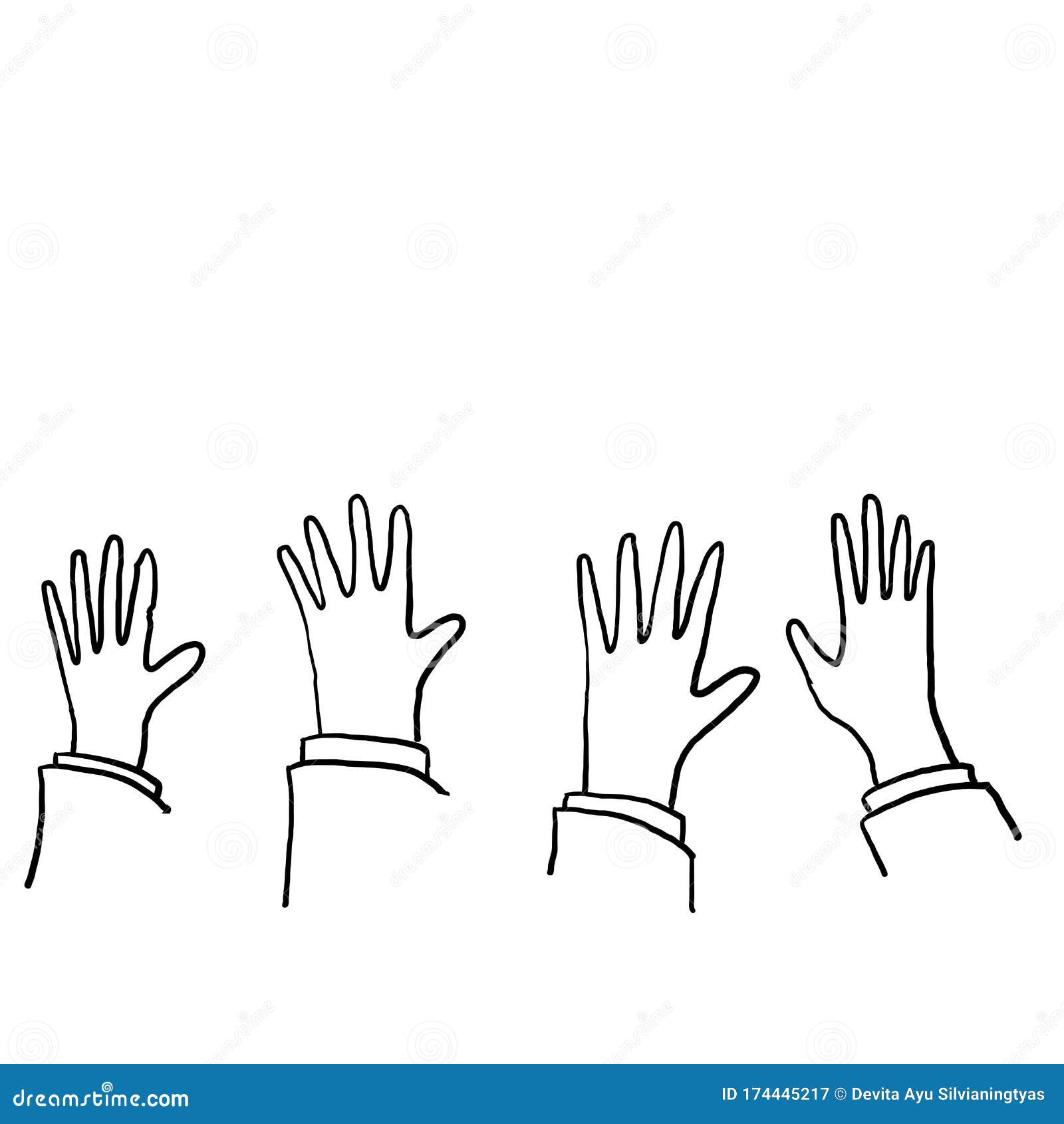Applause Hand Drawn Illustration with Doodle Style Vector Stock Vector ...