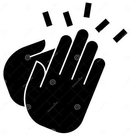 Applause icon stock vector. Illustration of acclaim, applauding - 41546585