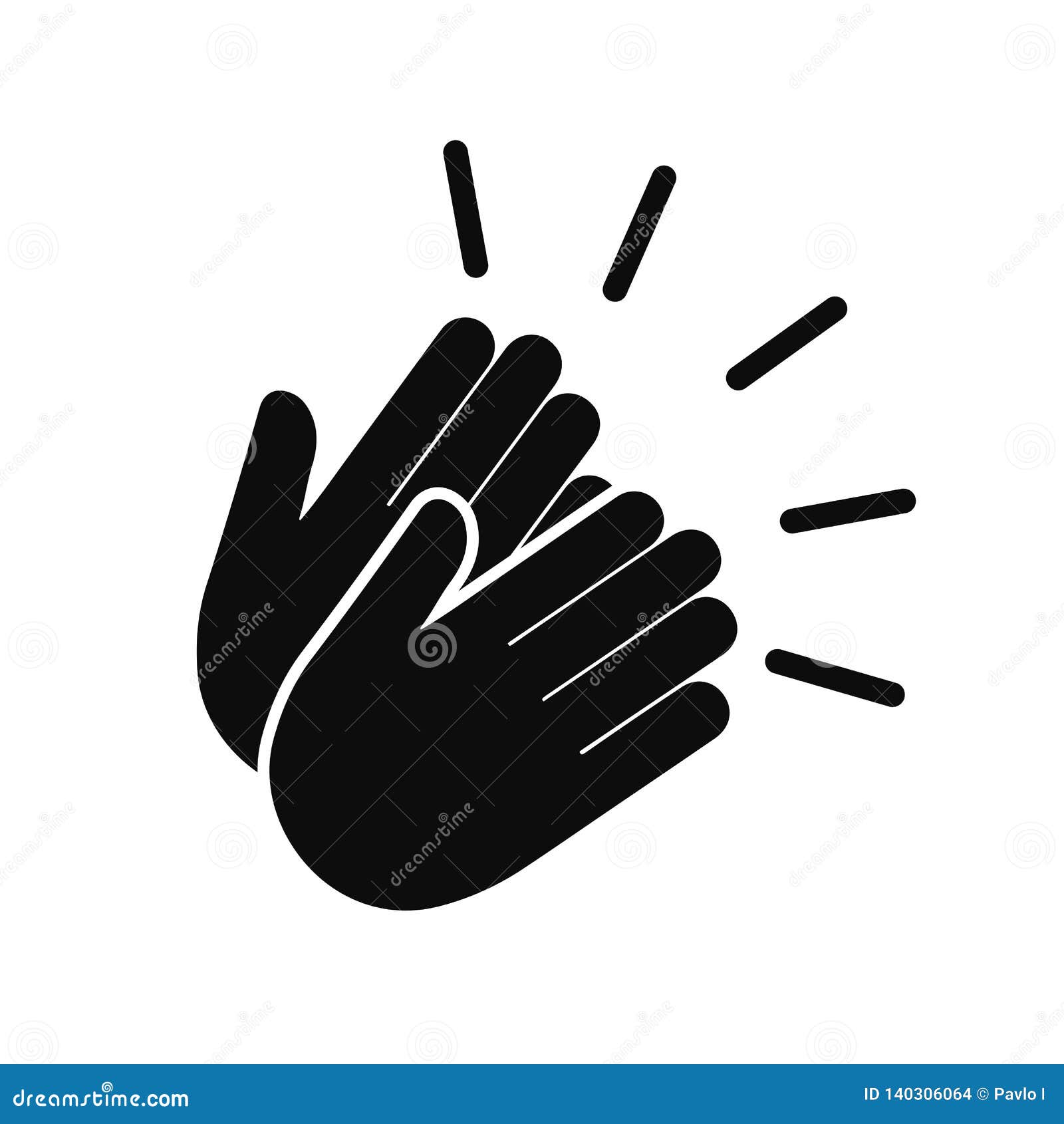 Applause Icon, Clapping Hands, Show Concept â€“ Vector Stock Vector ...