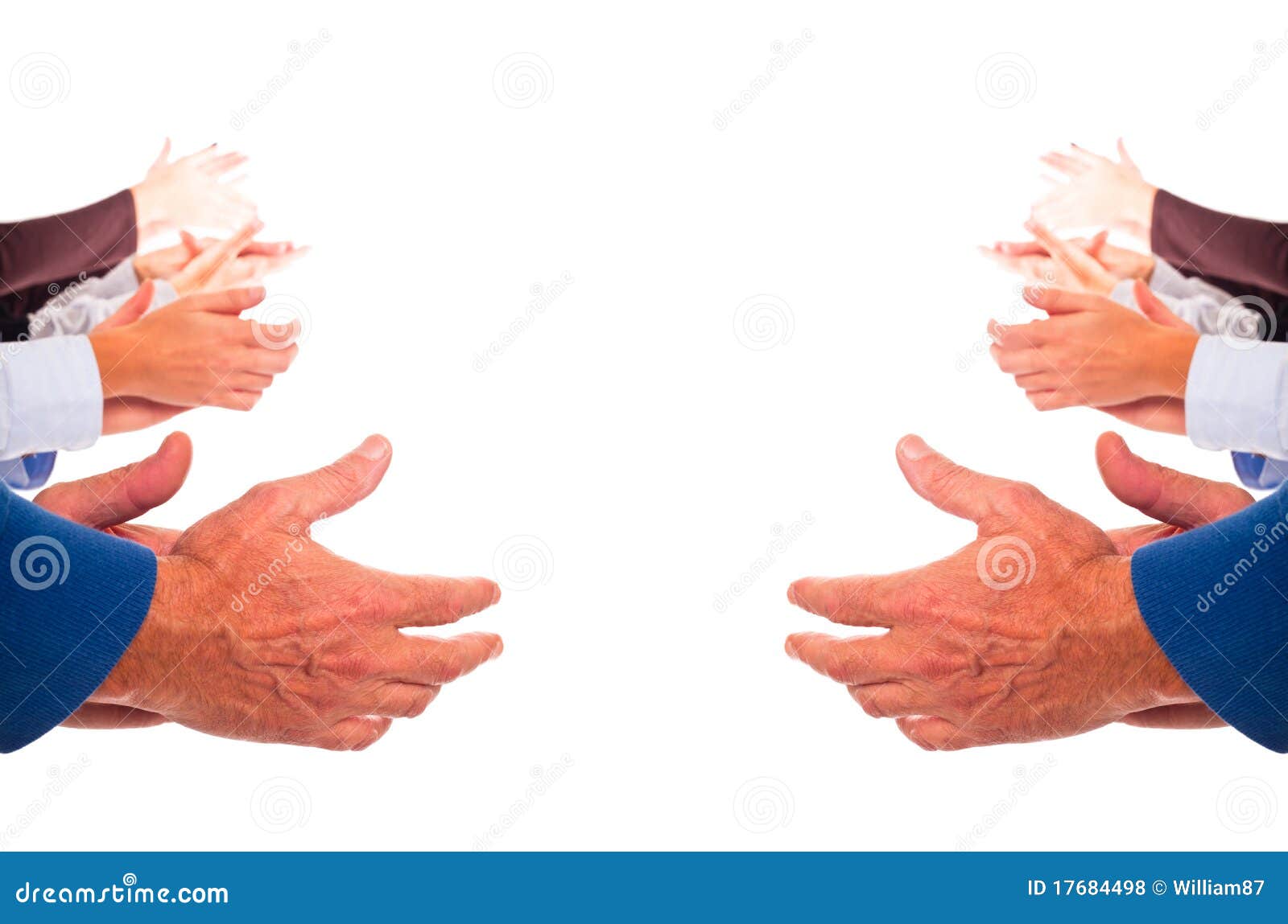 Applauso di mani fotografia stock. Immagine di colore - 17684498