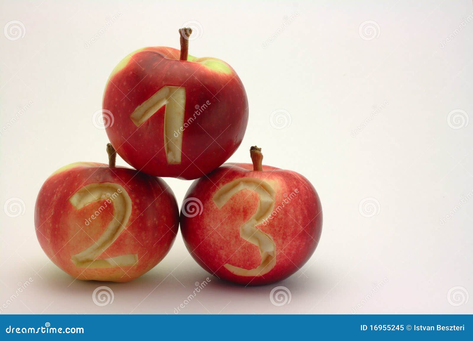 Apple 1,2,3 stock image. Image of carving, food, healthy - 16955245