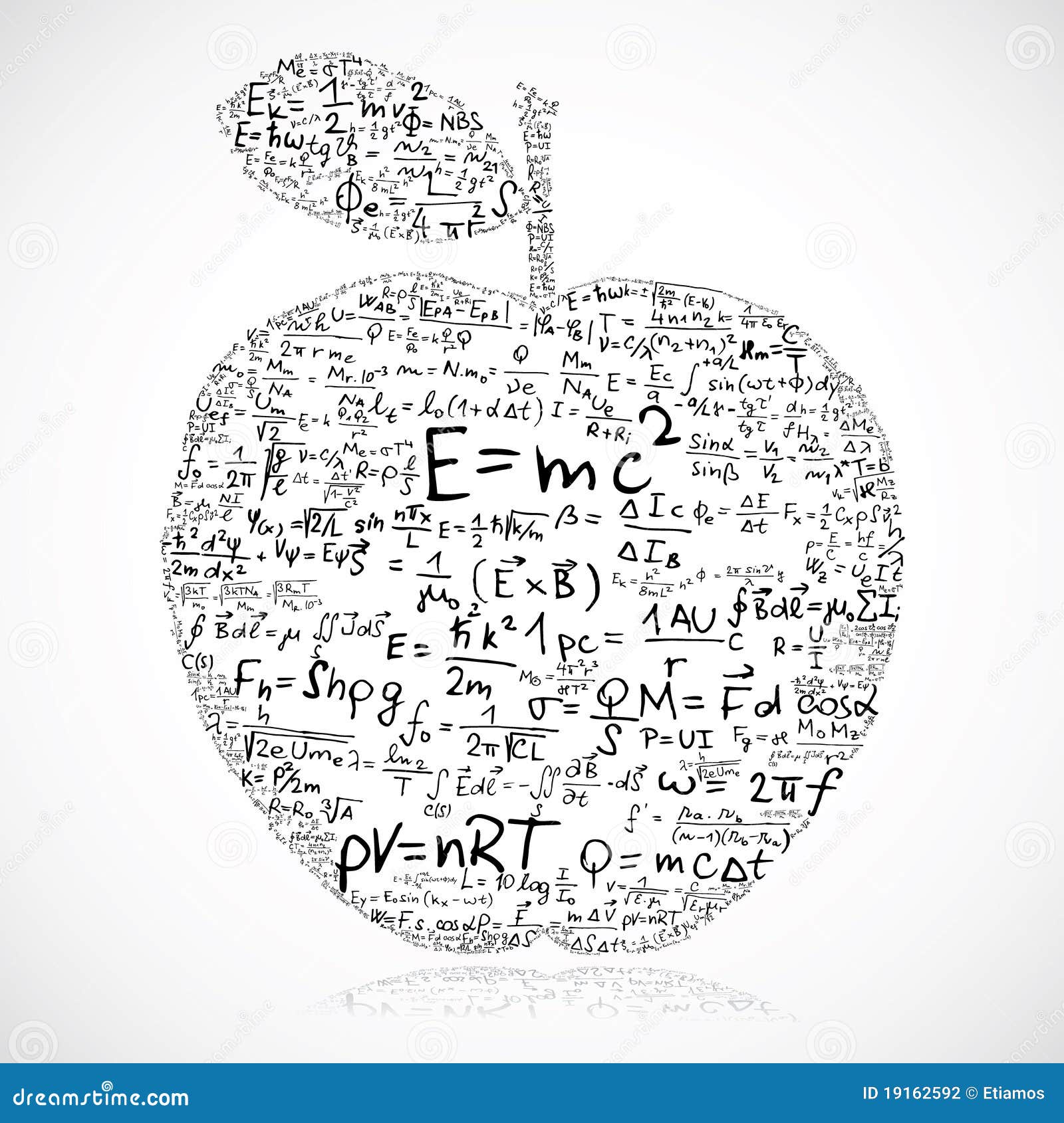 Apple stock vector. Illustration of relativity, power - 19162592