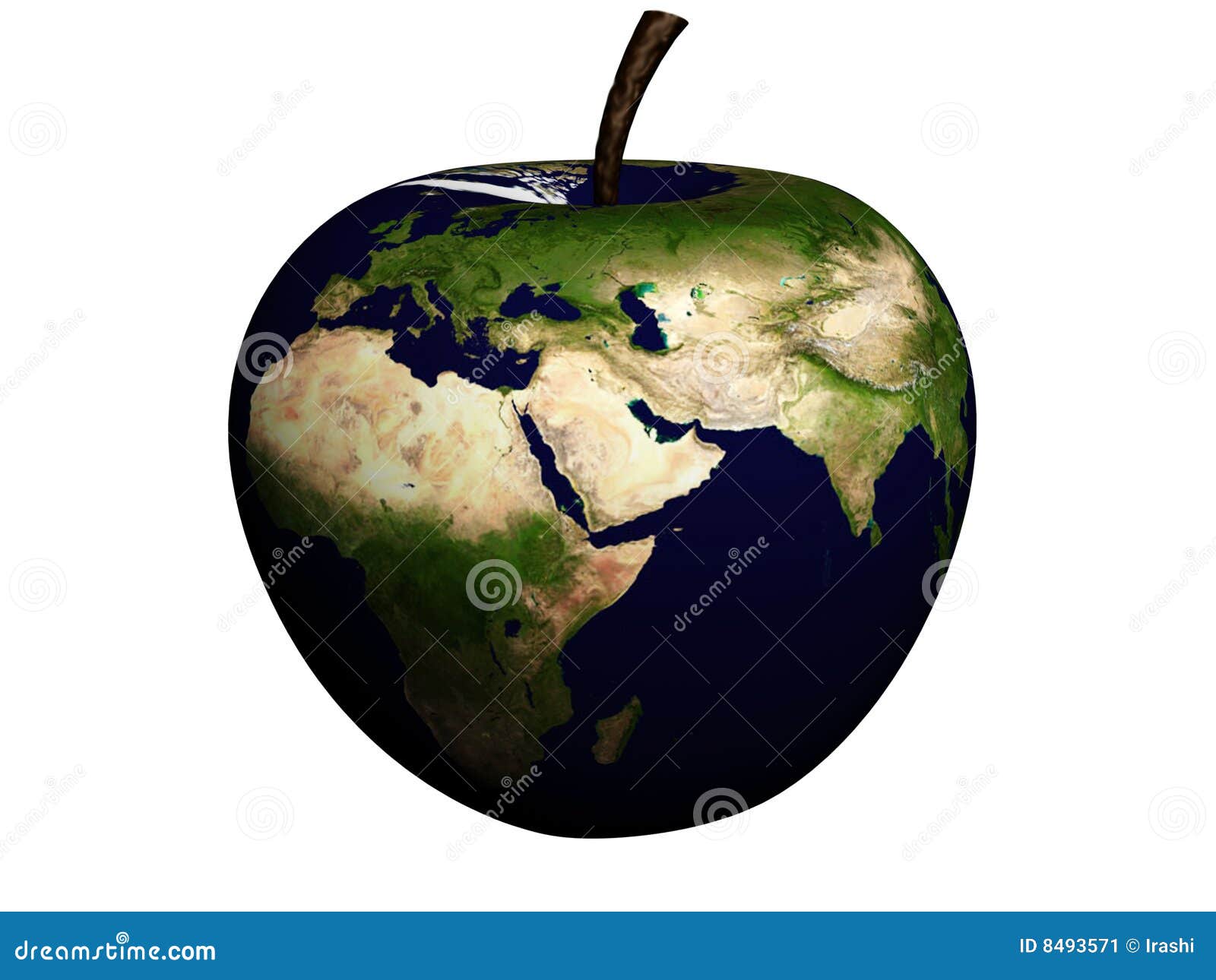 Apple stock illustration. Illustration of planet, isolated - 8493571