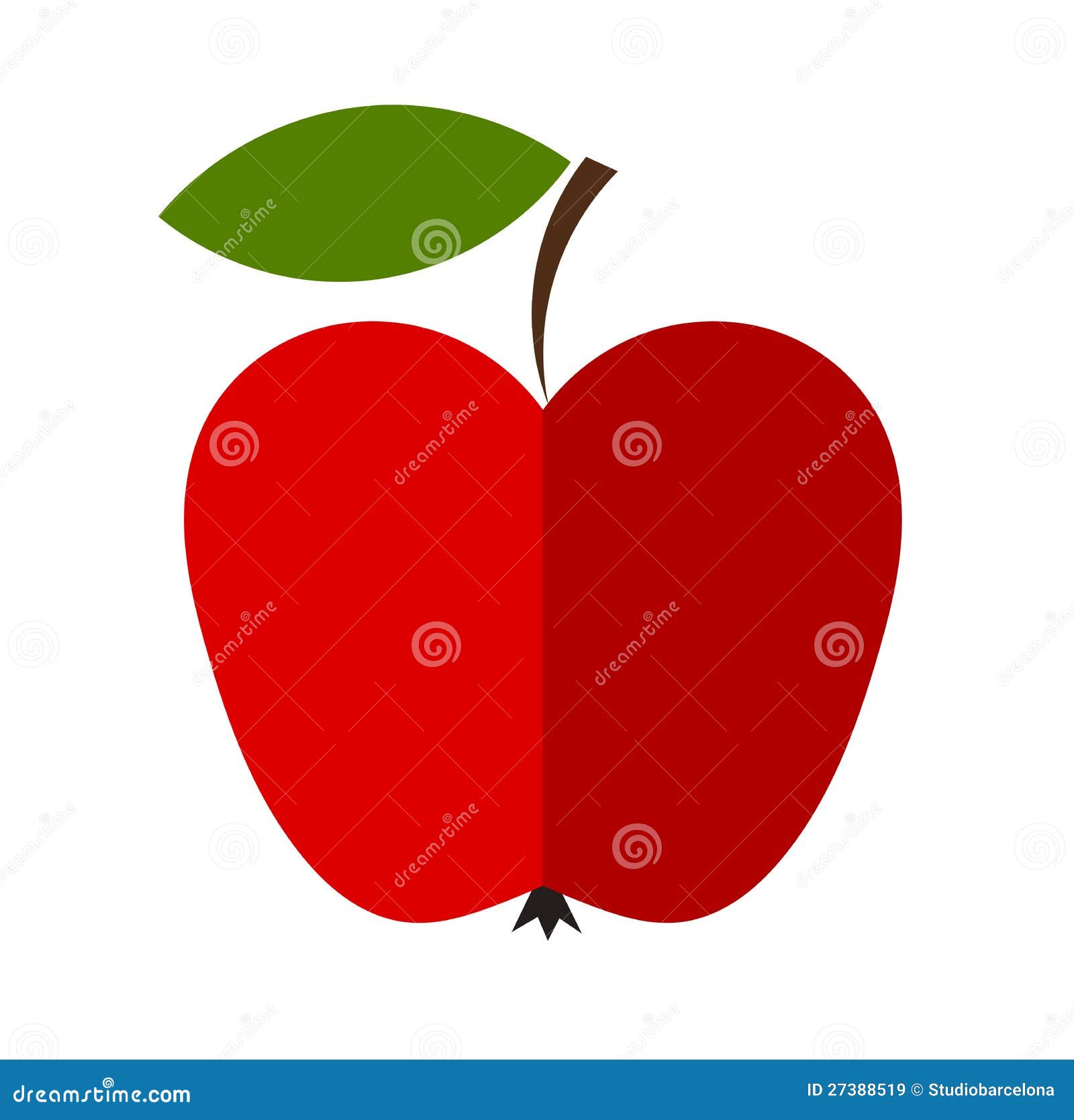 Apple abstract stock vector. Illustration of design, attractive - 27388519