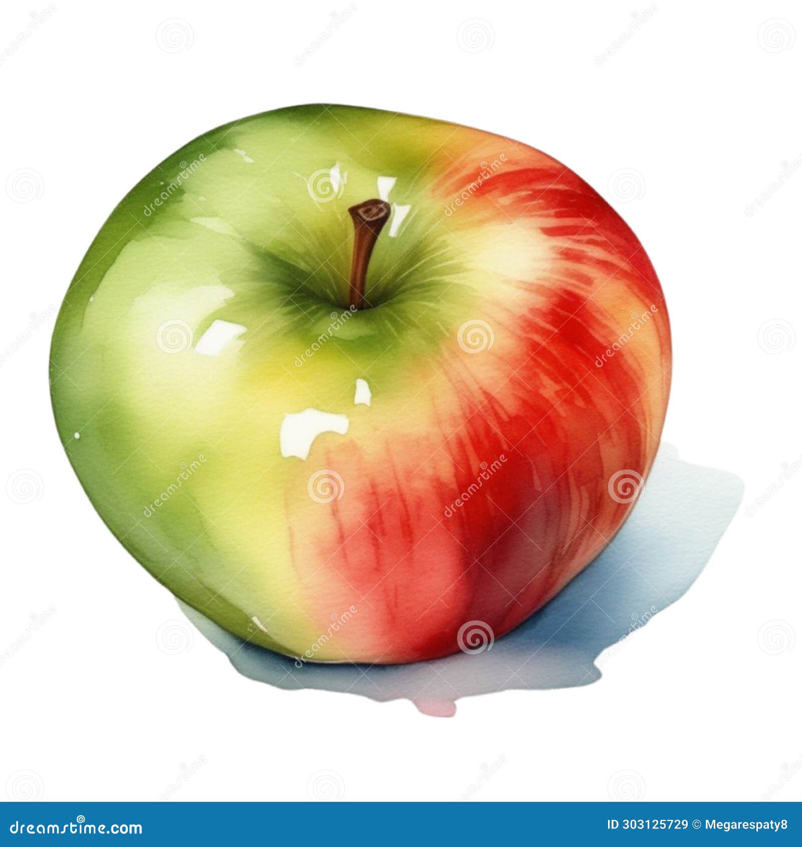Stunning 8k Red Apple Rendering With Clean White Background Stock Photo ...