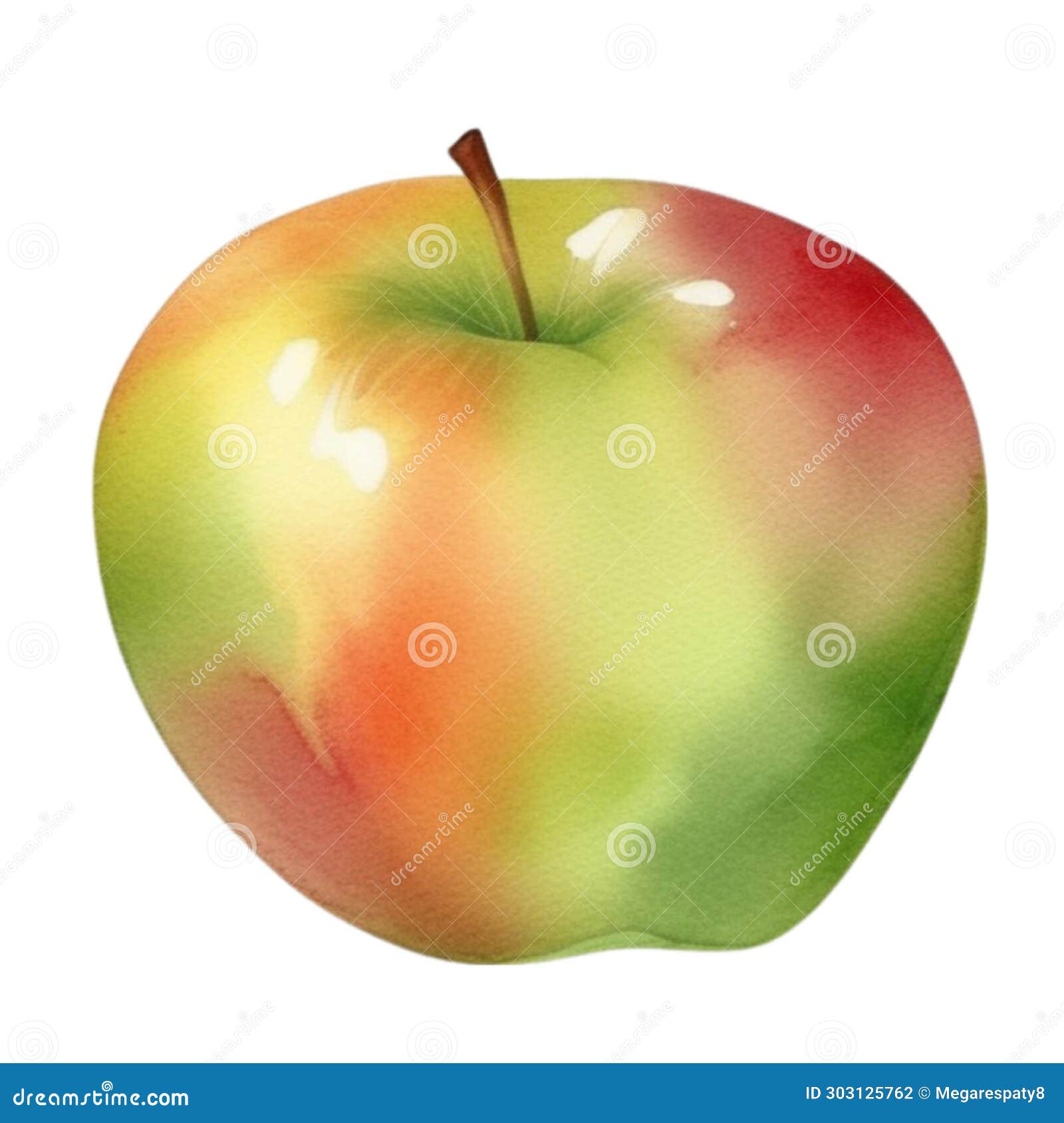 Stunning 8k Red Apple Rendering With Clean White Background Stock Photo ...