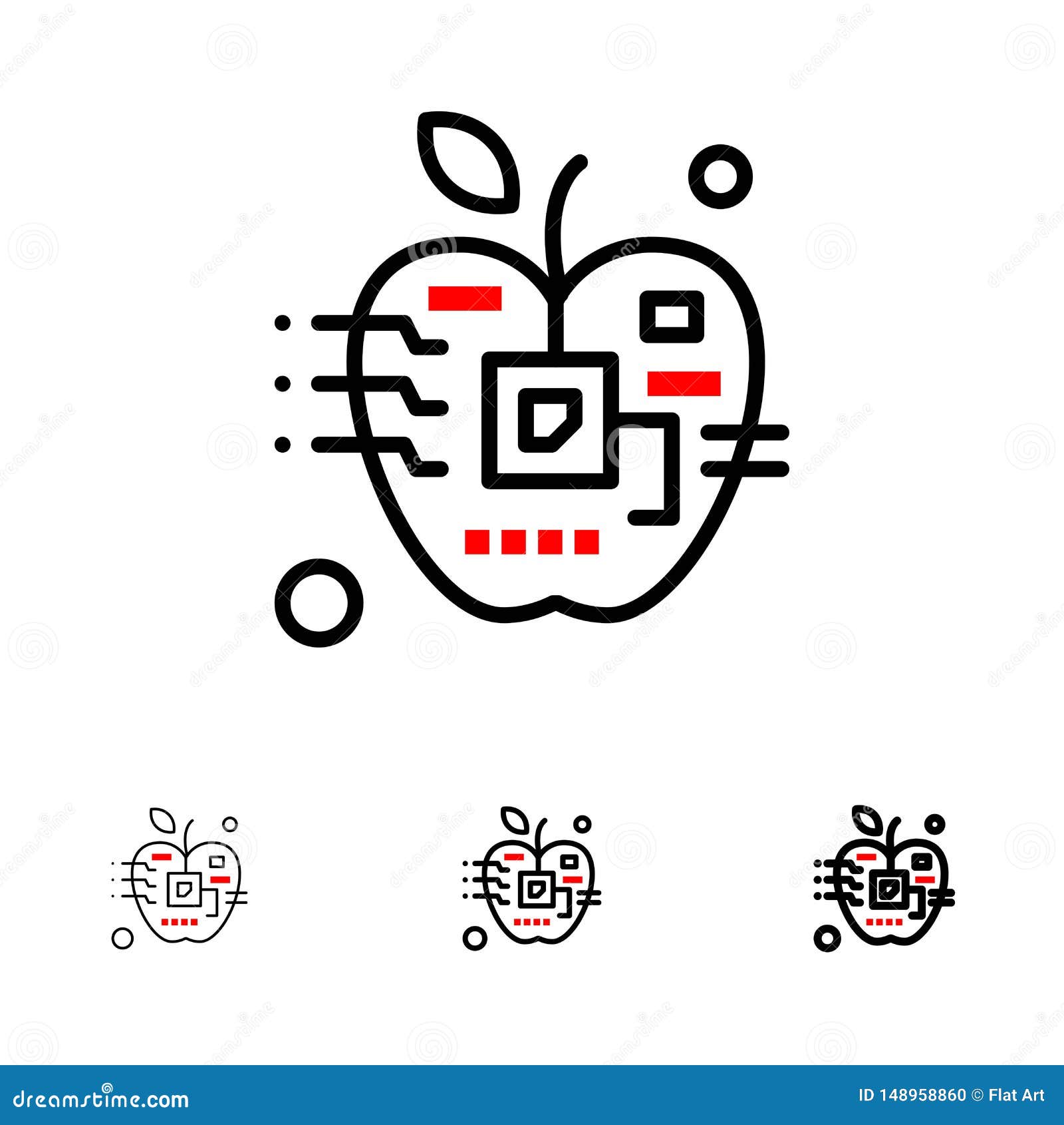 Bold Biology Font Vector Illustration | CartoonDealer.com #128943880