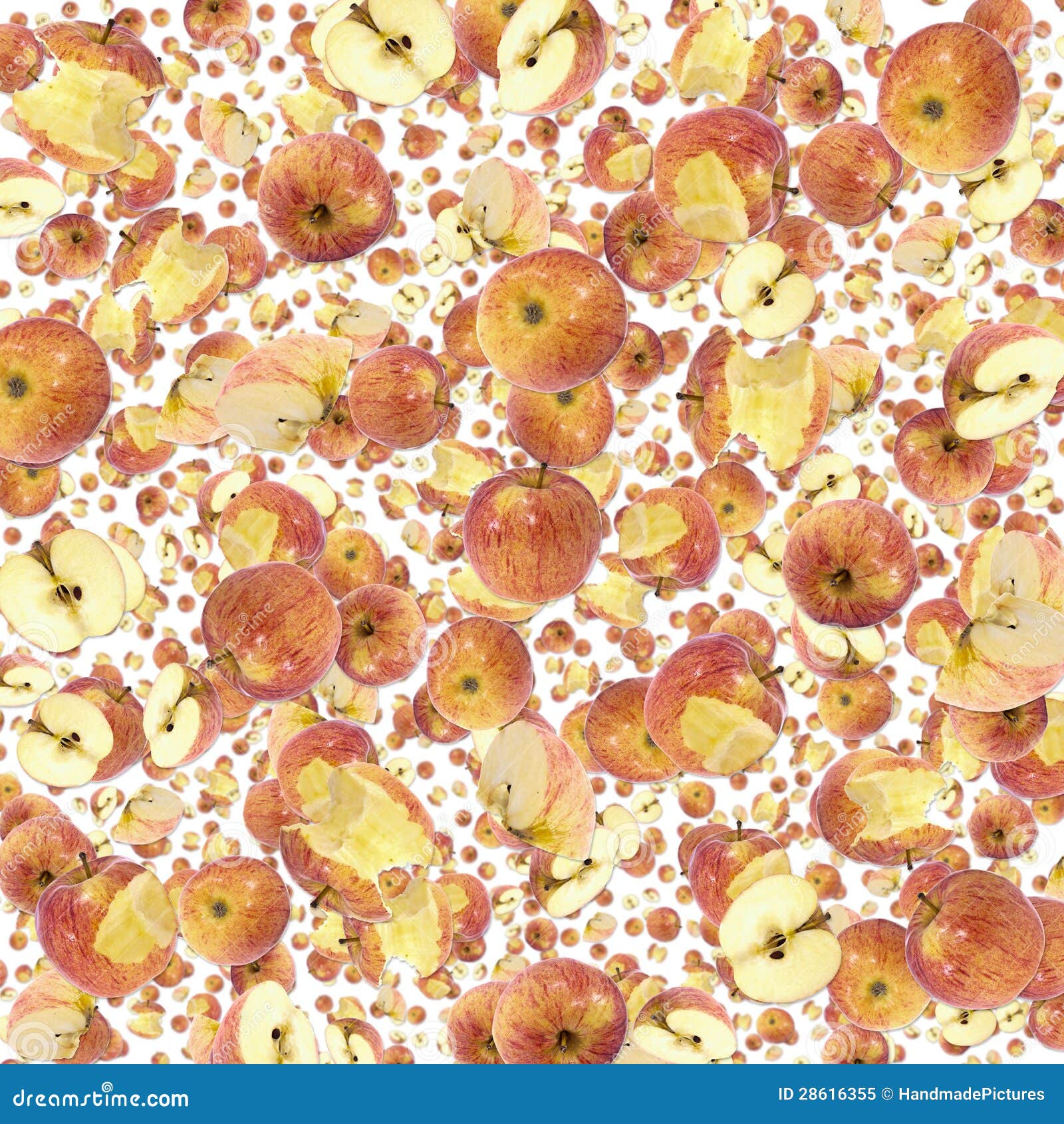 Apple Background (on White) Stock Image - Image of vegetable, copyspace ...