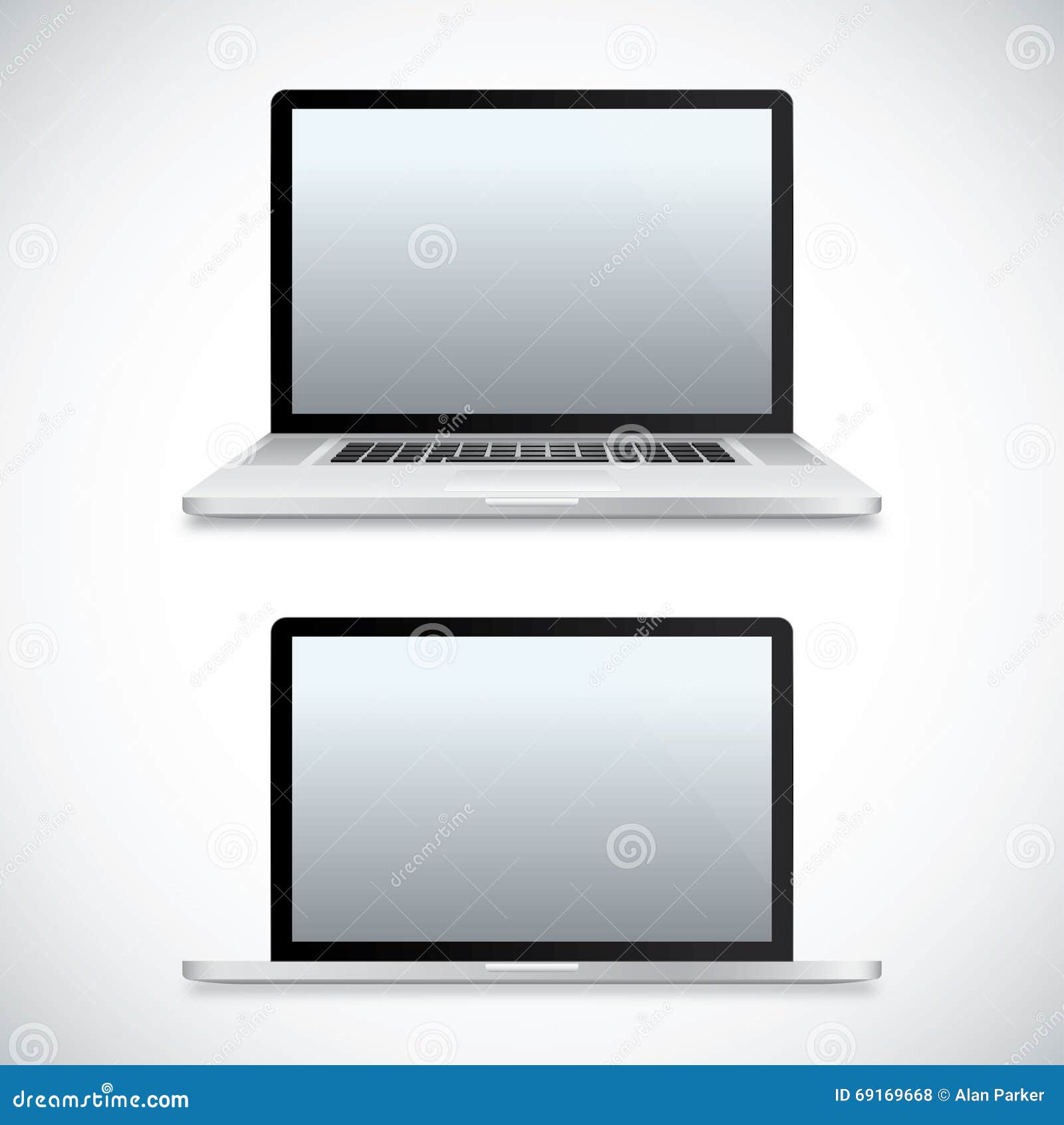 Apple-Based Laptop Computer - Vector Stock Vector - Illustration of ...