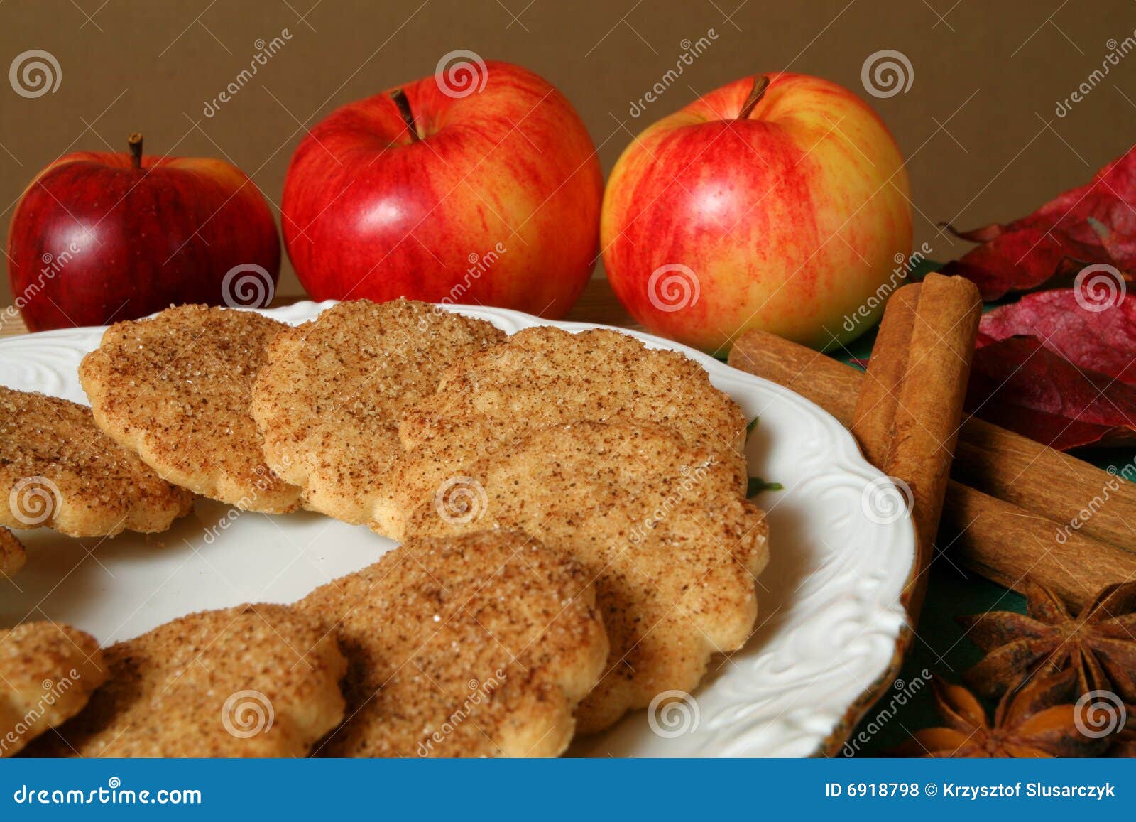 Apple biscuits stock photo. Image of fall, apples, apple - 6918798