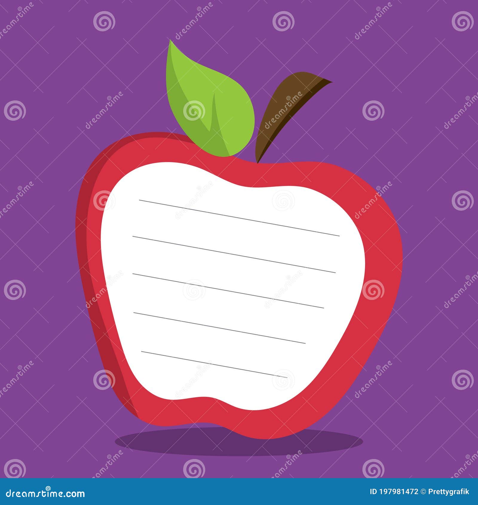 APPLE BOARD 10 stock vector. Illustration of vector - 197981472