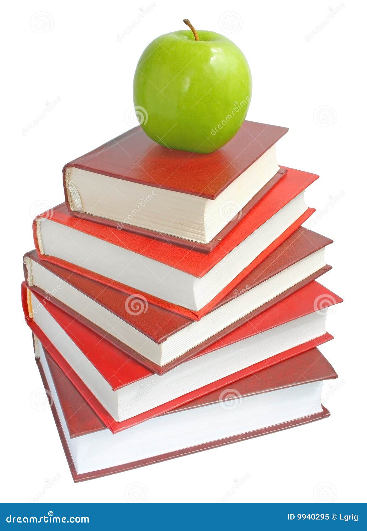 Apple with the books stock image. Image of teaching, books - 9940295