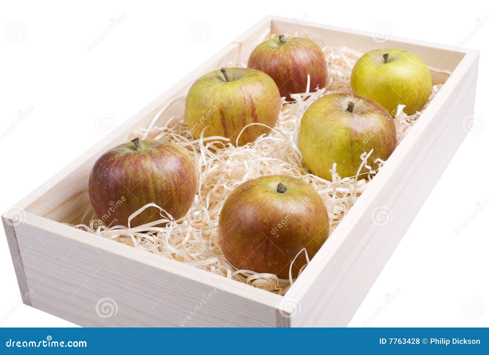 Apple Box stock photo. Image of shavings, eating, green - 7763428