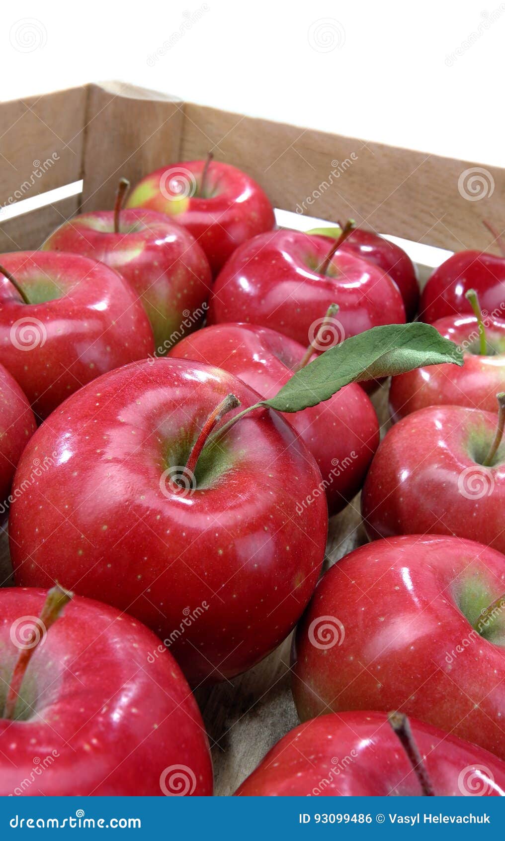 Apple in a box stock photo. Image of healthy, market - 93099486